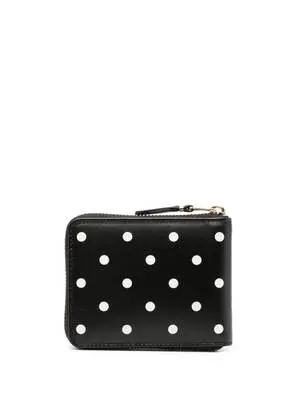 Comme Des Garçons Polka Dot Printed Wallet