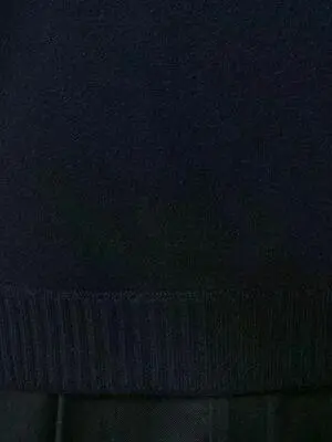BARBA NAPOLI Round Neck Cashmere Jumper - Blue