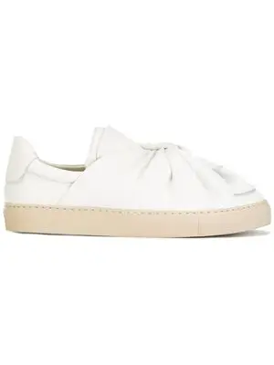 Ports 1961 Knotted Leather Sneakers - White