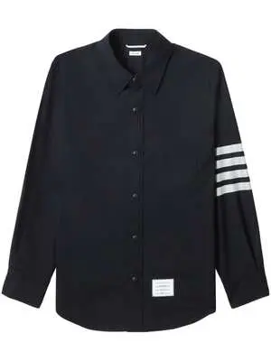 Thom Browne 4-bar Sleeve Shirt - Blue