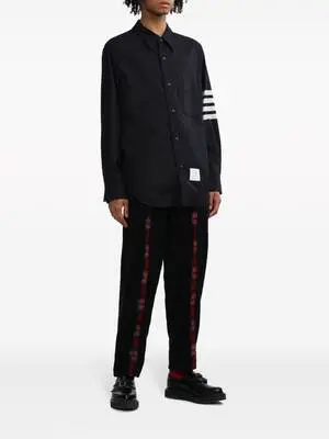 Thom Browne 4-bar Sleeve Shirt - Blue
