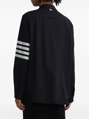 Thom Browne 4-bar Sleeve Shirt - Blue