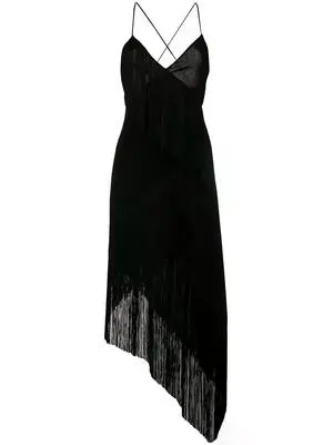 Givenchy Cascading Fringe Slip Dress