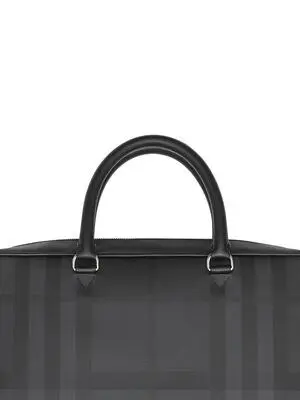 Burberry London Check And Leather Briefcase