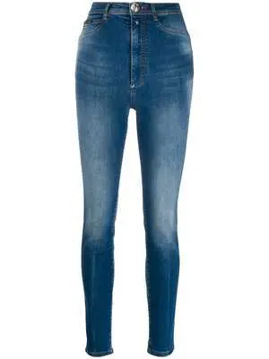 Philipp Plein High-waist Skinny Jeggings