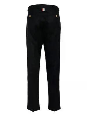 Thom Browne Super 120's Twill Low Rise Trousers - Blue