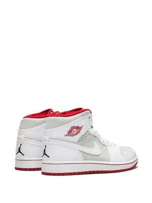 JORDAN Air 1 Mid Wb Hare Sneakers - White