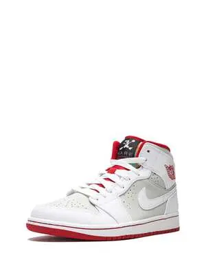 JORDAN Air 1 Mid Wb Hare Sneakers - White