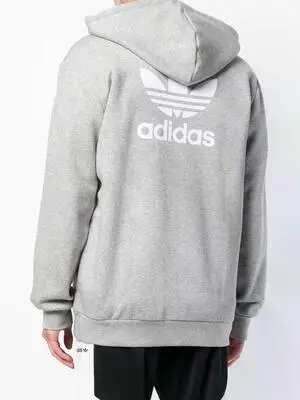 Adidas Oversized Zip Front Hoodie