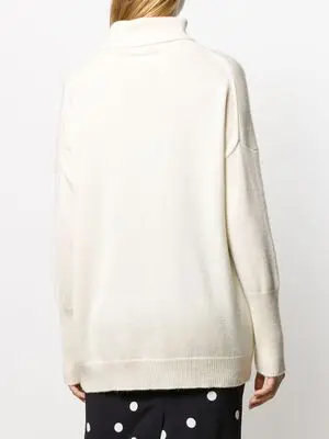 Chinti & Parker Roll Neck Cashmere Sweater - Neutrals