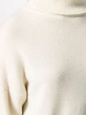 Chinti & Parker Roll Neck Cashmere Sweater - Neutrals