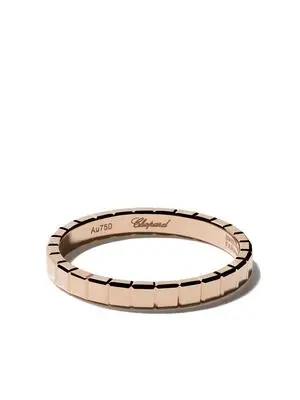 Chopard 18kt Rose Gold Ice Cube Pure Ring - Pink
