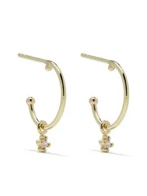 WOUTERS & HENDRIX Wouters & Hendrix Gold 18kt Gold Diamond Hoop Earrings Gold
