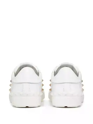 Valentino Garavani Calfskin Rockstud Untitled Sneakers - White