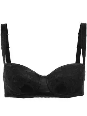 Dolce & Gabbana Lace Underwired Bra - Black