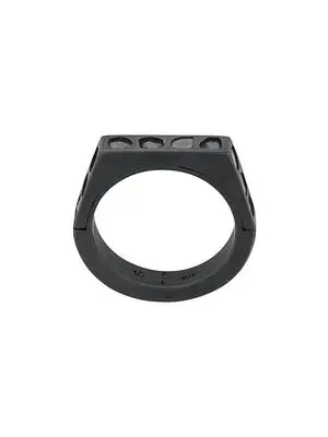 PARTS OF FOUR Sistema Mega Pavé Ring - Grey