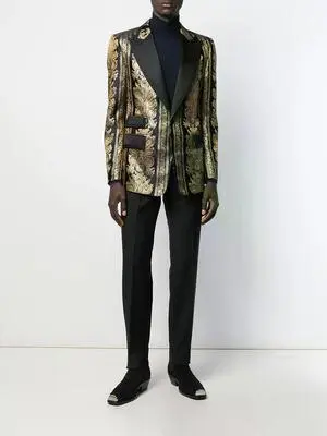 Dolce & Gabbana Jacquard Casino Tuxedo Jacket