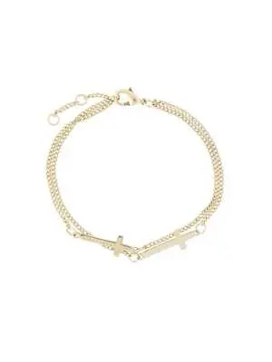 Dsquared2 Double Cross Bracelet - Metallic