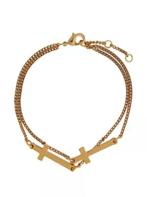 Dsquared2 Double Cross Bracelet - Metallic