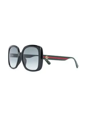 Gucci Square Frame Sunglasses - Black