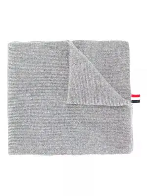 Thom Browne 4-bar Stripe Scarf - Grey