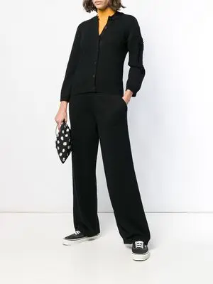 BARRIE Knitted Flared Trousers