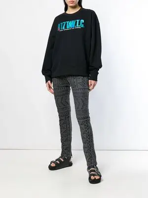 KTZ Mountain Letter Embroidered Sweatshirt