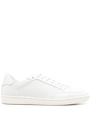 Saint Laurent Court Classic Sl/10 Leather Sneakers - White