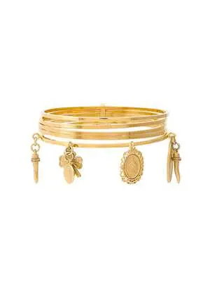 Dolce & Gabbana Pendant Cuff Bracelet