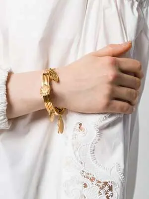 Dolce & Gabbana Pendant Cuff Bracelet