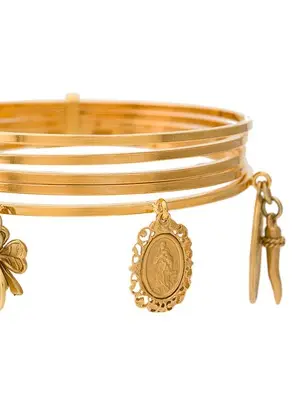 Dolce & Gabbana Pendant Cuff Bracelet