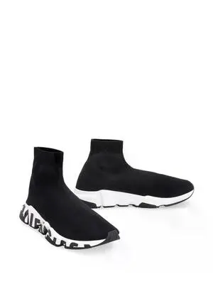 Balenciaga Speed Lace-up Sneakers - Black