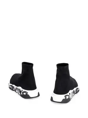 Balenciaga Speed Lace-up Sneakers - Black