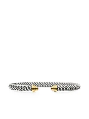 David Yurman 14kt Yellow And Sterling Silver Classic Cable Bracelet - Gold