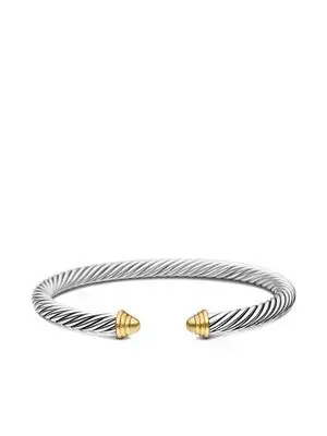 David Yurman 14kt Yellow And Sterling Silver Classic Cable Bracelet - Gold