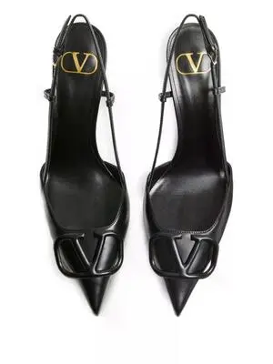 Valentino Garavani 80mm Vlogo Signature Slingback Pumps