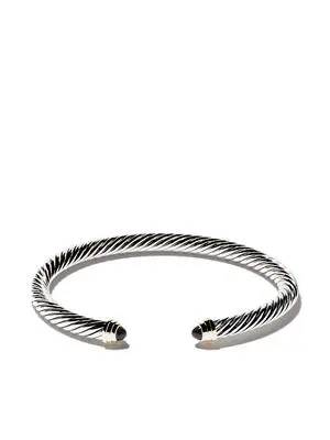 David Yurman David Yurman 14kt Yellow Gold And Sterling Silver Classic Cable Bracelet S4bbo