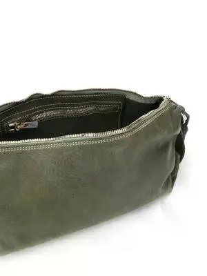 Guidi Cracked-effect Shoulder Bag