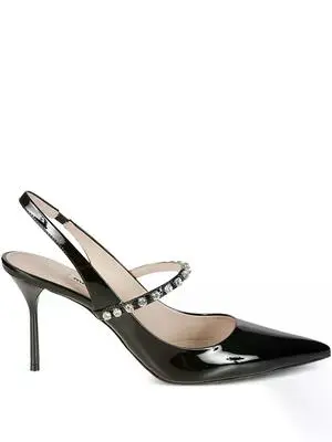 MIU MIU Patent Leather Slingbacks Pumps