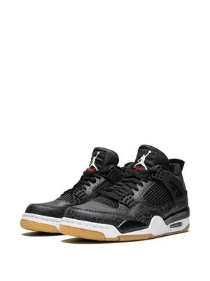 JORDAN Air 4 Retro Se Laser Sneakers - Black