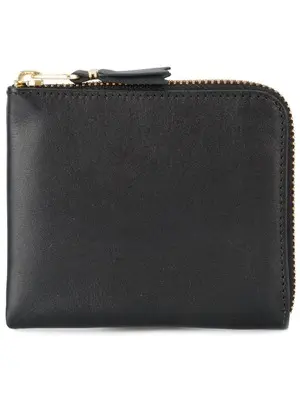 Comme Des Garçons Zip-fastening Leather Wallet - Black