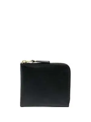 Comme Des Garçons Zip-fastening Leather Wallet - Black