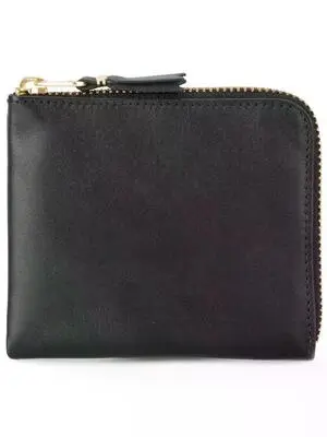 Comme Des Garçons Zip-fastening Leather Wallet - Black