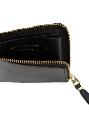 Comme Des Garçons Zip-fastening Leather Wallet - Black
