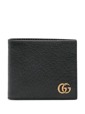 Gucci Gg Marmont Leather Wallet - Black