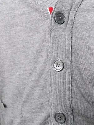 Thom Browne 4-bar V-neck Cardigan