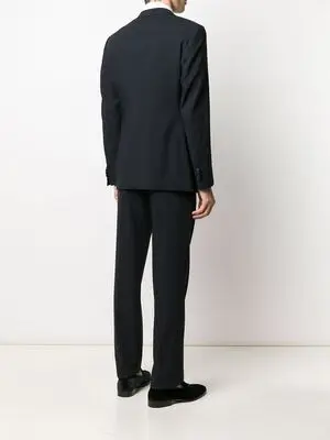 Giorgio Armani Single-breasted Wool Suit - Blue