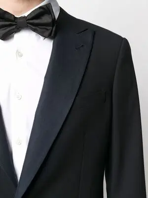 Giorgio Armani Single-breasted Wool Suit - Blue