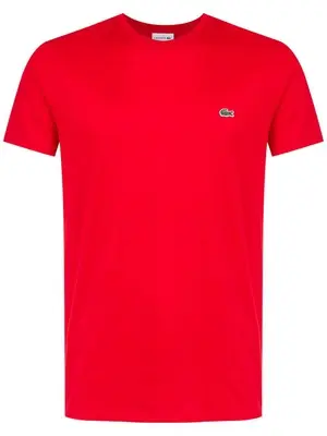 Lacoste Embroidered Logo T-shirt - Red