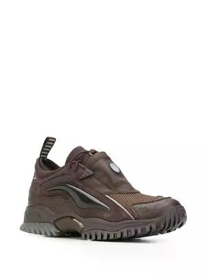 Random Identities Contrast Panel Toggle Sneakers - Brown
